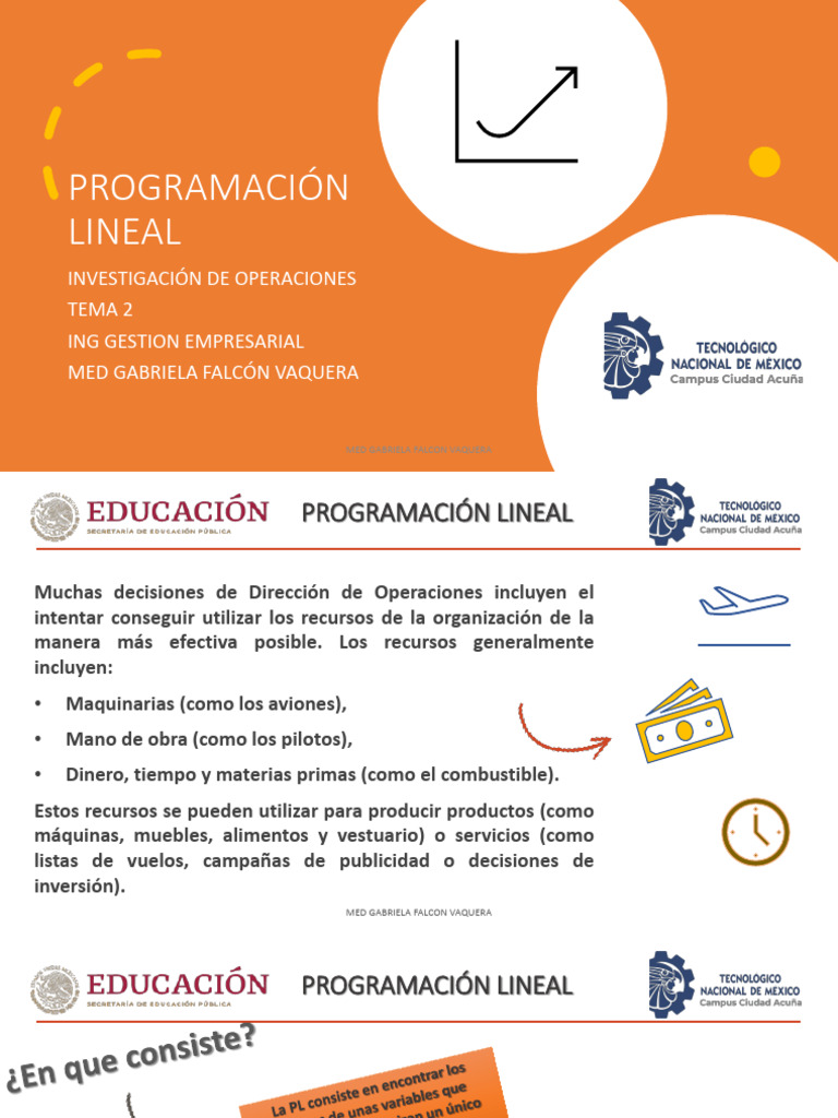 Optimización en Programación Lineal | PDF | Programación lineal