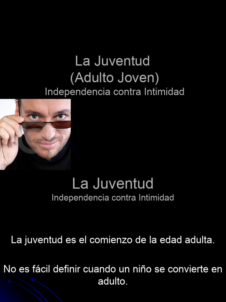 La Juventud | PDF | Adultos | Juventud