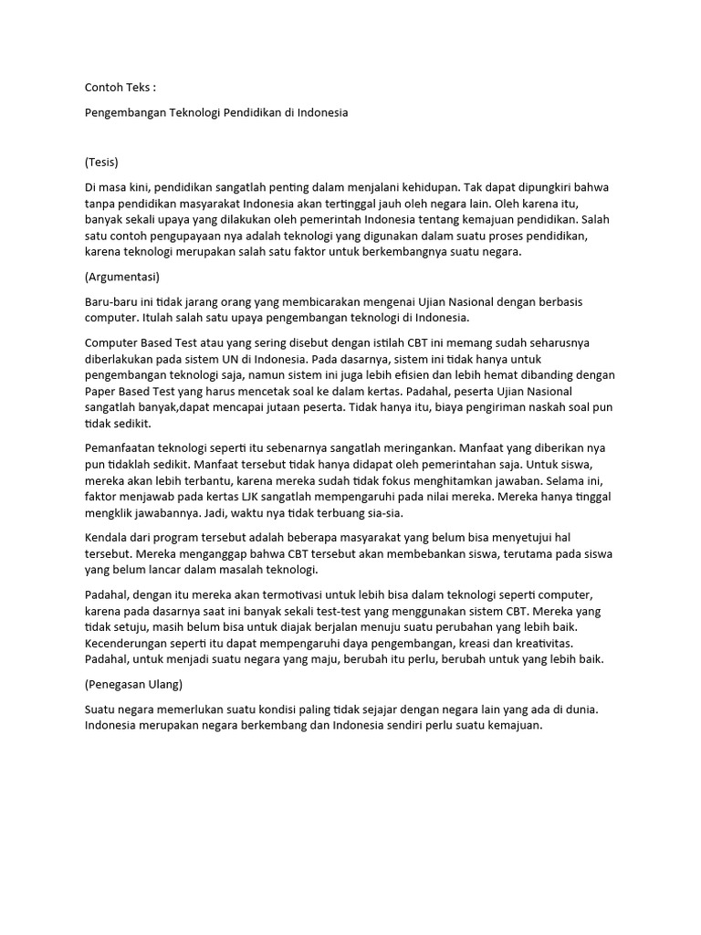 Contoh Teks Editorial | PDF