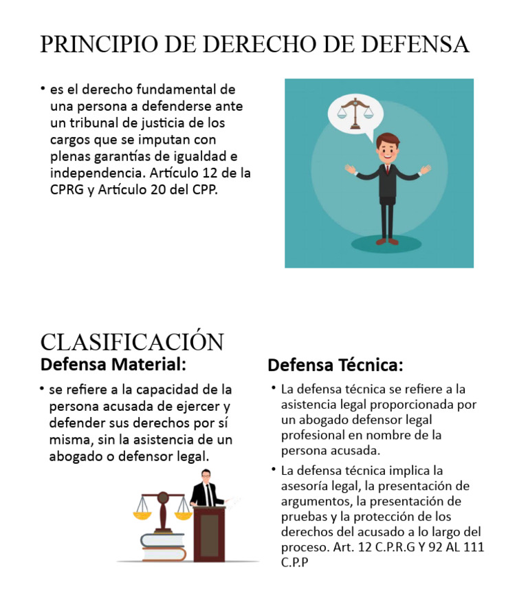 Principio de Derecho de Defensa | PDF