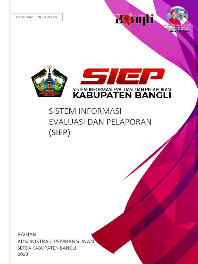 Buku-Panduan SIEP Kabupaten Bangli | PDF | Bisnis
