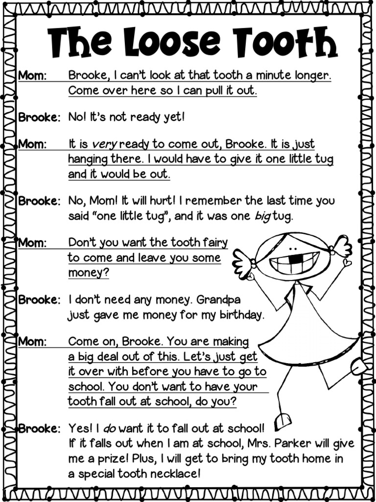 Brooke's Loose Tooth Adventure | PDF | Language Arts & Discipline