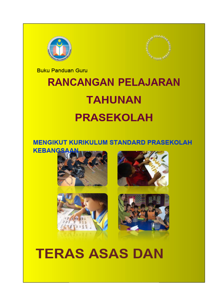 Rancangan Pengajaran Tahunan Prasekolah | PDF