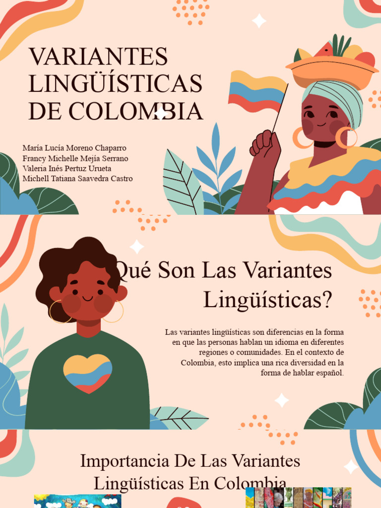 Variedades Lingüísticas en Colombia | PDF