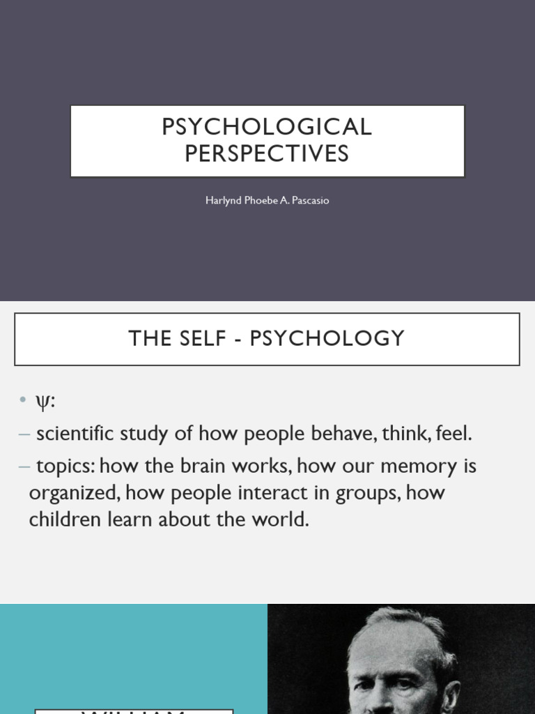 GEC 1 Psychological Perspectives | PDF | Psychology | Humanistic Psychology