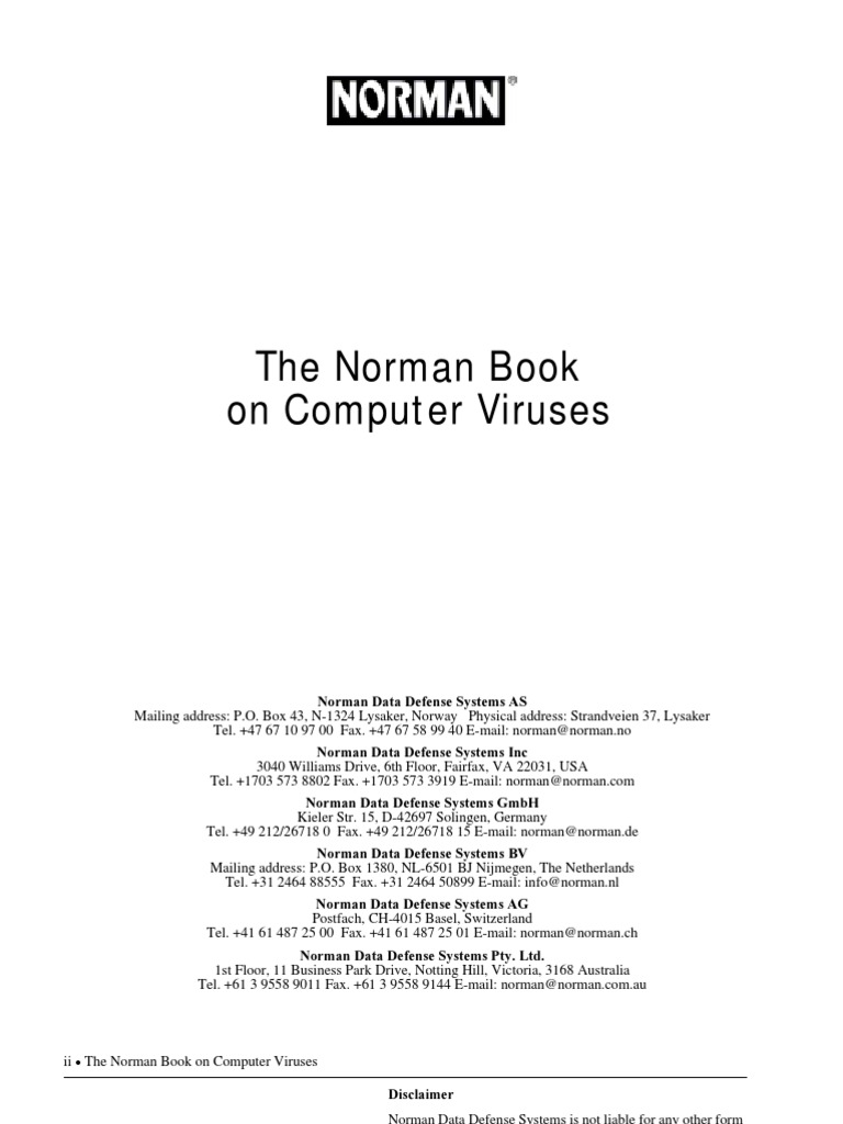 Virusbook | PDF | Computer Virus | Dos