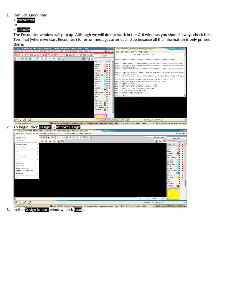 SoC Encounter Tutorial | PDF | Computer File | Computing