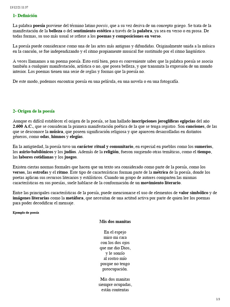 Poesía | PDF | Poesía | Ritmo