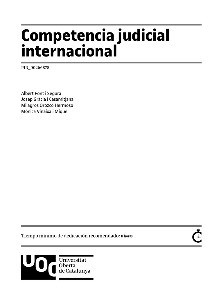 Compete Nci a Judicial Internacional | PDF | Jurisdicción | Judicaturas