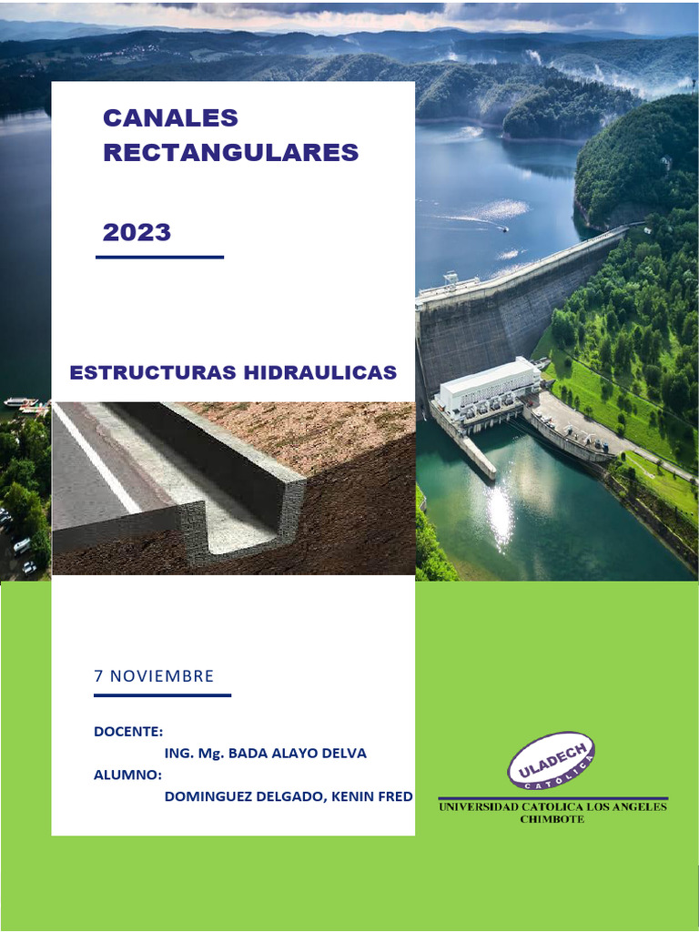 Diseño de Canales Rectangulares | PDF | Canal | Descarga (hidrología)