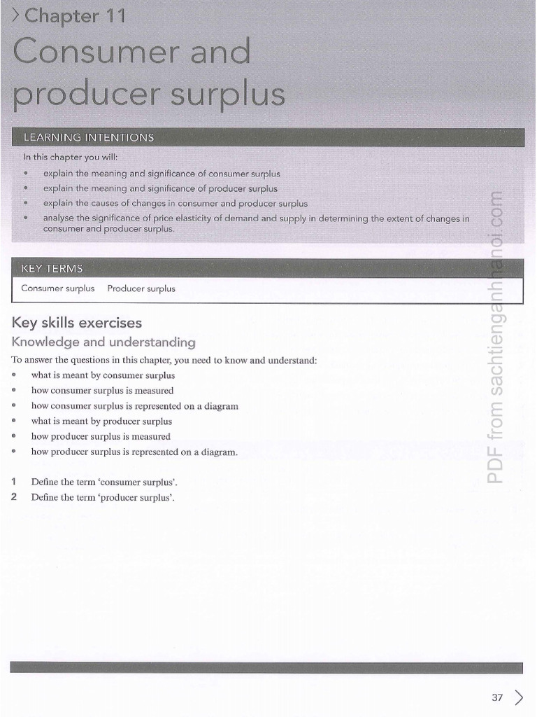 AS Economics Workbook Chapter 11 Exercises | PDF
