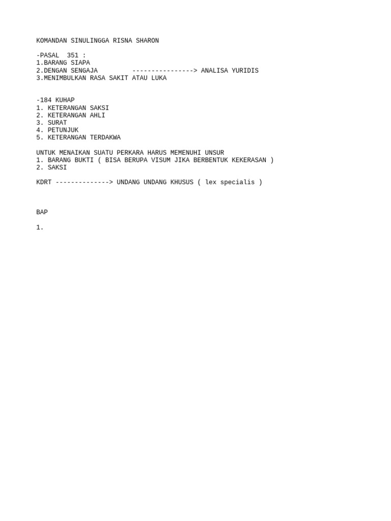 Bap Penganiayaan | PDF