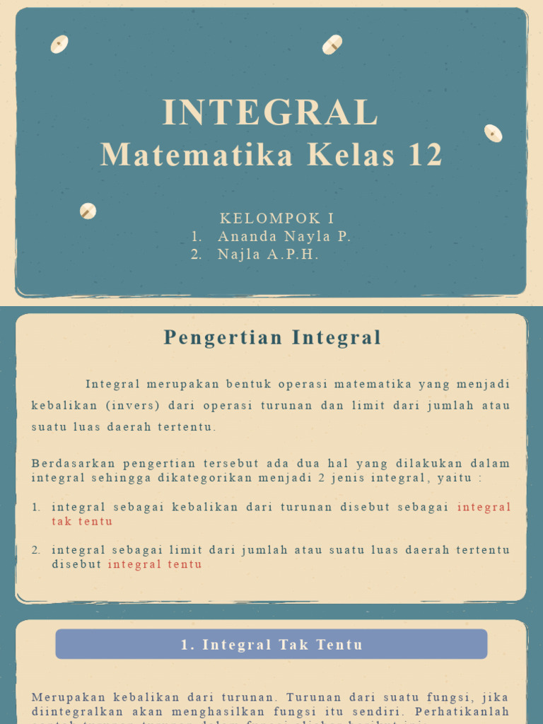 Kelompok MTK Integral | PDF | Kajian Bahasa Asing | Sains & Matematika