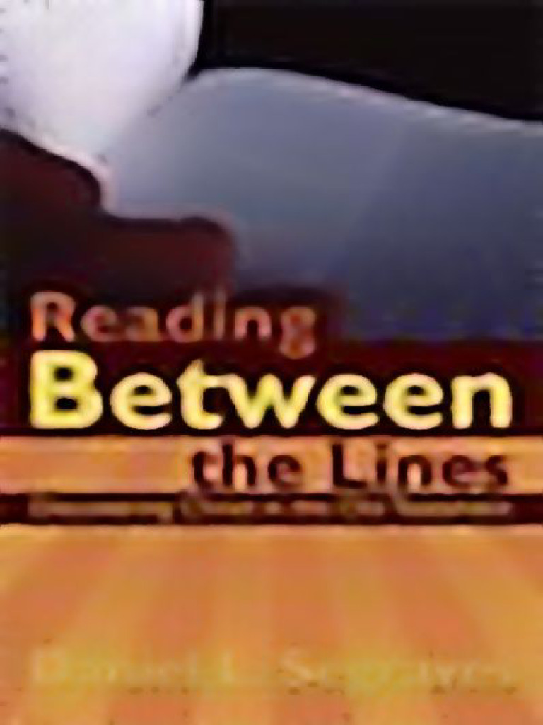 Reading Between The Lines Discovering Christ in The Old Testament ...