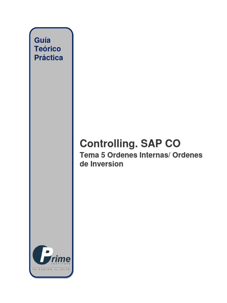 Ordenes de inversión | PDF | Inversiones | Presupuesto