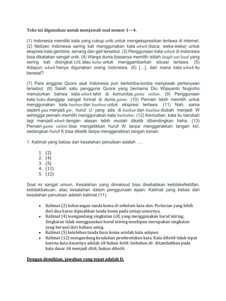 Soal Ruang Guru | PDF