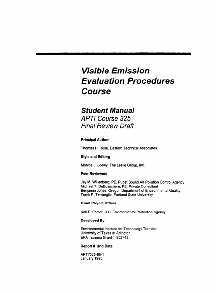 Ringelmann Scale in Emission Evaluation | PDF | Nuisance | Smoke