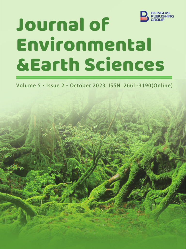 Journal of Environmental & Earth Sciences - Vol.5, Iss.2 October 2023 ...
