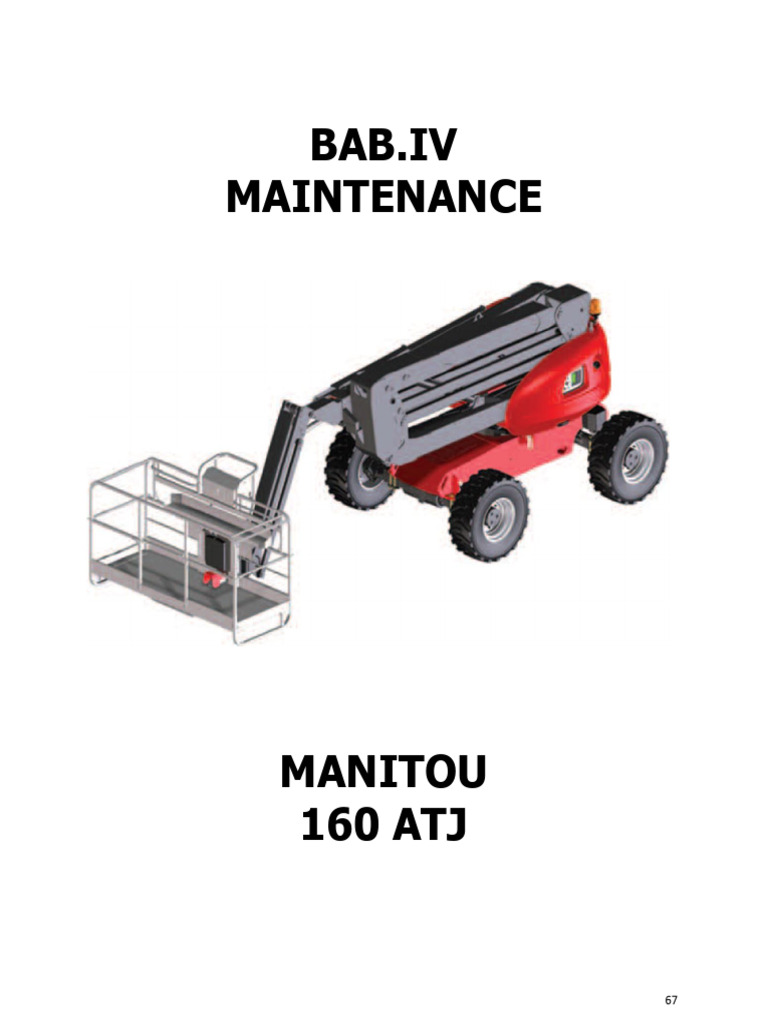 Panduan Pemeliharaan Manitou 160 ATJ | PDF