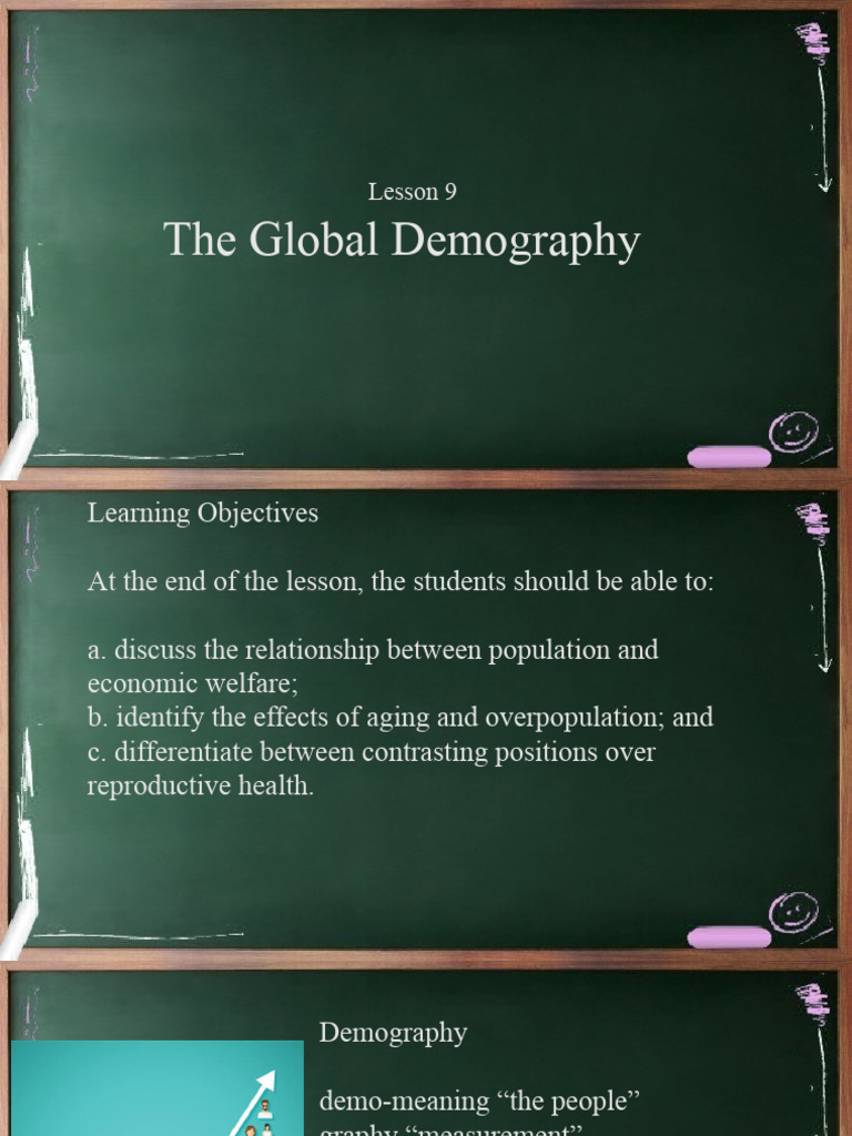 Lesson 9_Global Demography | PDF | Economic Growth | Human Overpopulation