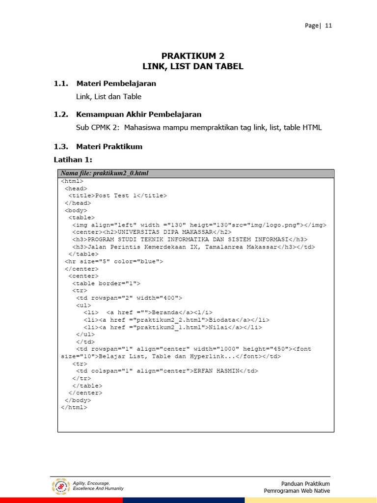 Materi Pemrograman Web | PDF | Hypertext | Cyberspace