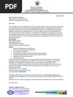 Invitation Letter For Induction Ceremony | PDF