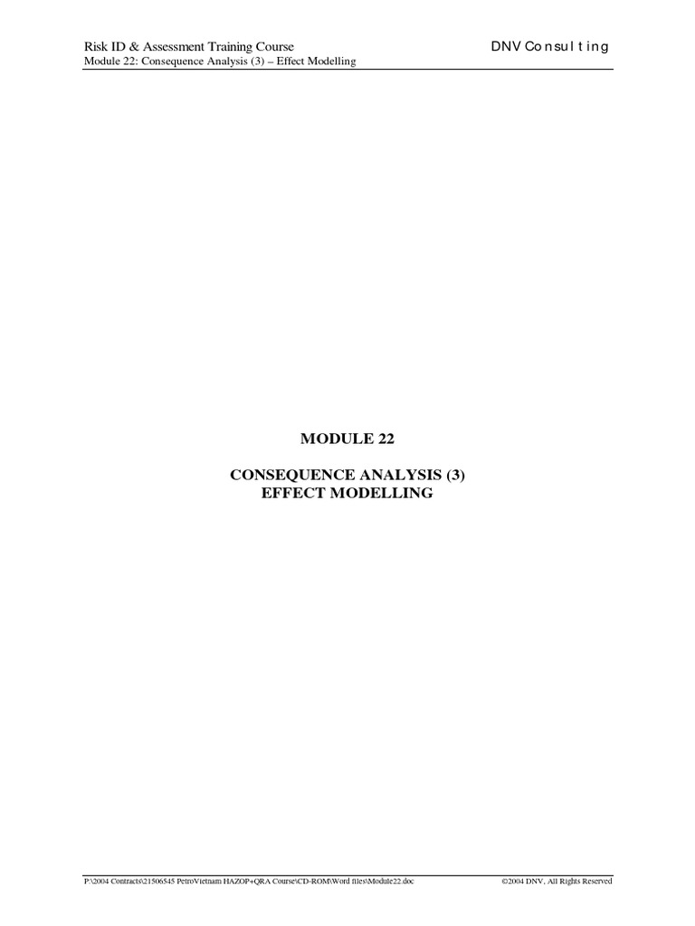 Module22 - Consequence Analysis - Effect Model | PDF | Chemistry ... Module22 - Consequence Analysis - Effect Model | PDF | Chemistry ...