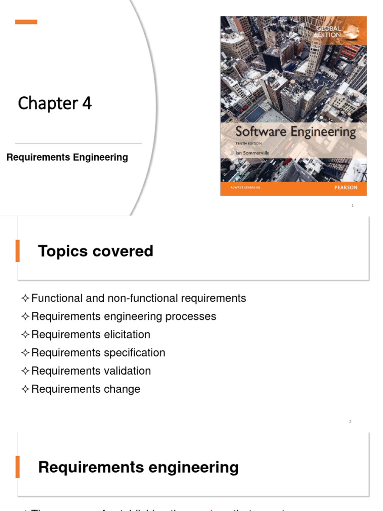 SE4 - Chapter 4 - Requirements Engineering | PDF | Use Case | Specification (Technical Standard)