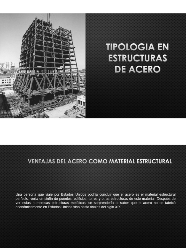 Ventajas y Desafíos del Acero Estructural | PDF | Acero | Concreto reforzado
