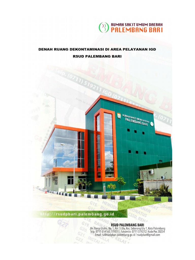 Denah Ruang Dekontaminasi IGD RSUD | PDF