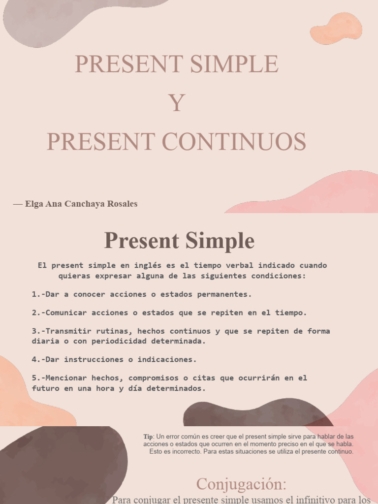 EXPOSICION DE INGLES Owo | PDF | Verbo | Relaciones sintácticas