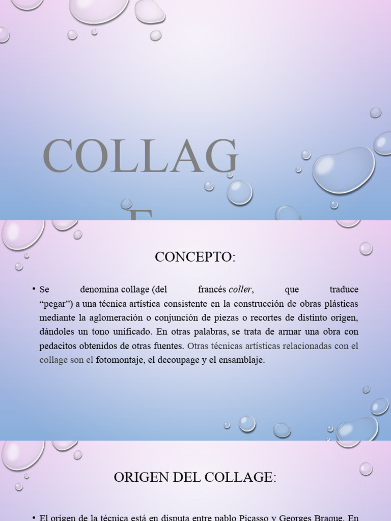 Guía Completa sobre Collage Artístico | PDF | Collage | Pinturas
