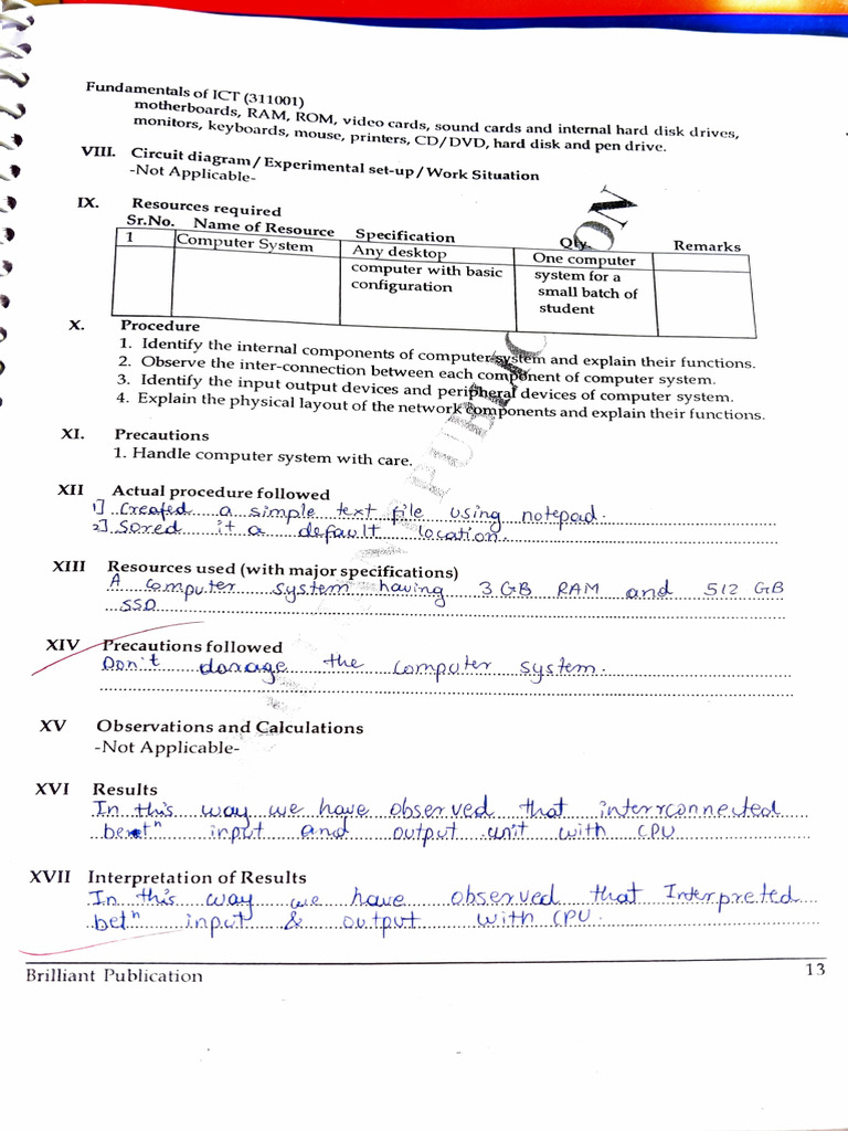 ICT Lab Manual | PDF