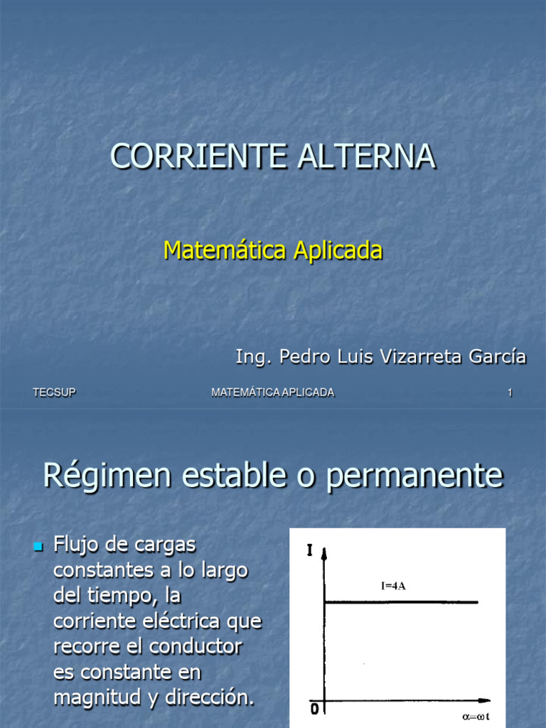 Corriente Alterna: Fundamentos y Cálculos | PDF | Corriente eléctrica ...