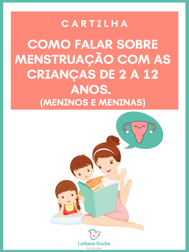 Cartilha Menstruação | PDF | Menstruação | Mulher