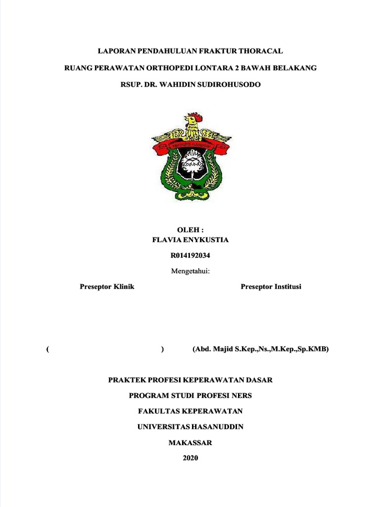 PDF LP Fraktur Thoracal - Compress | PDF