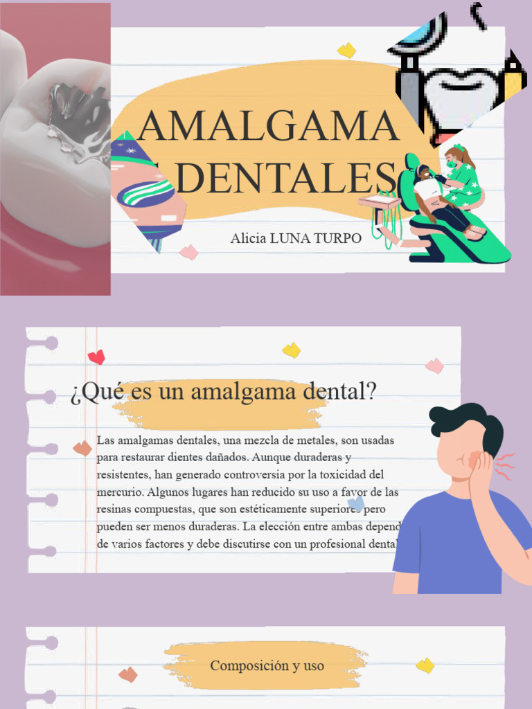 Amalgamas Dentales | PDF | Materiales de construcción | Sustancias químicas