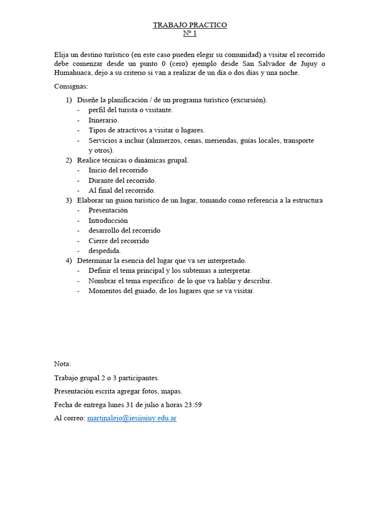 Trabajo Practico #1 | PDF