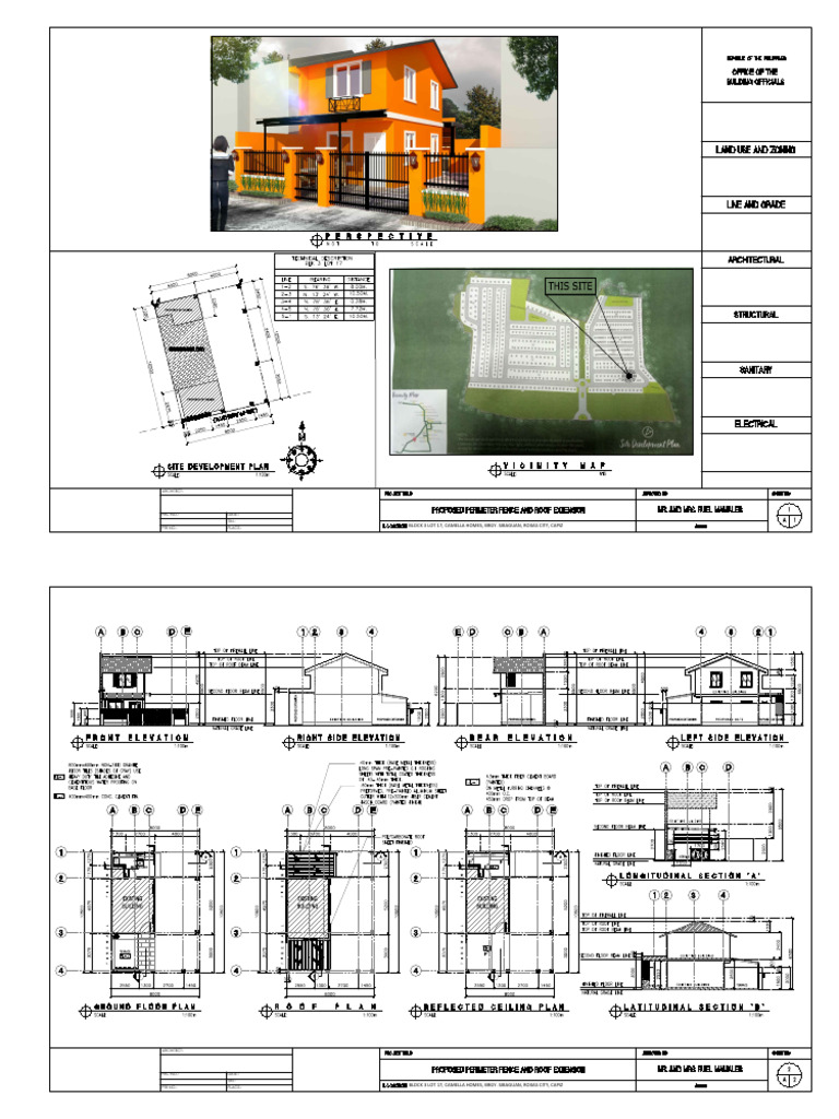 Marga Revised Set of Plan | PDF | Plumbing | Sanitary Sewer