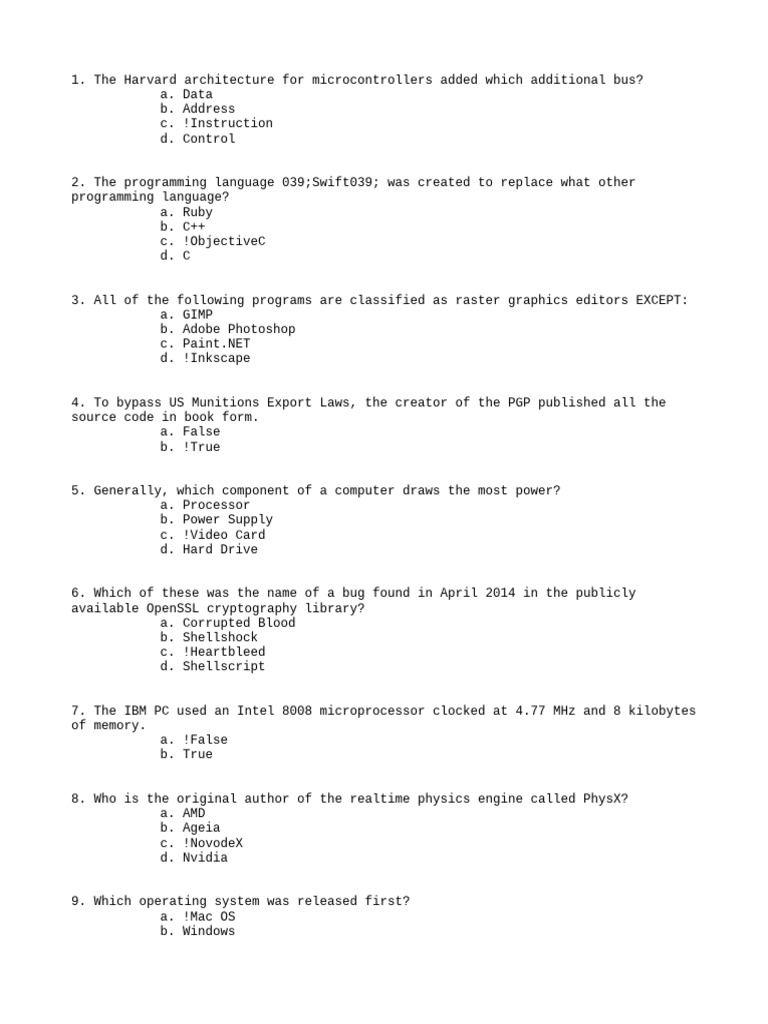 ECO194 Cheat Sheet 3 | PDF | Printer (Computing) | Central Processing Unit