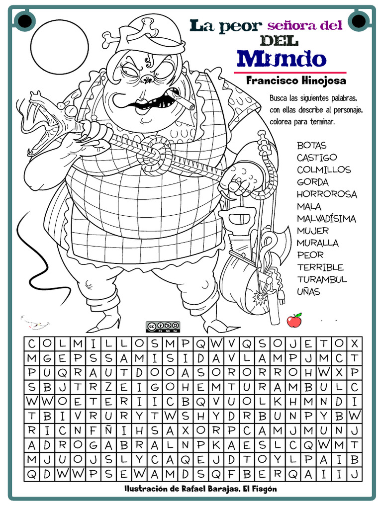 Sopa de Letras La Peor Señora Del Mundo | PDF