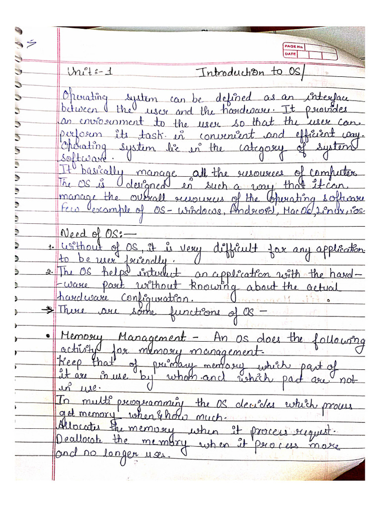 Os Unit 1 Pdf