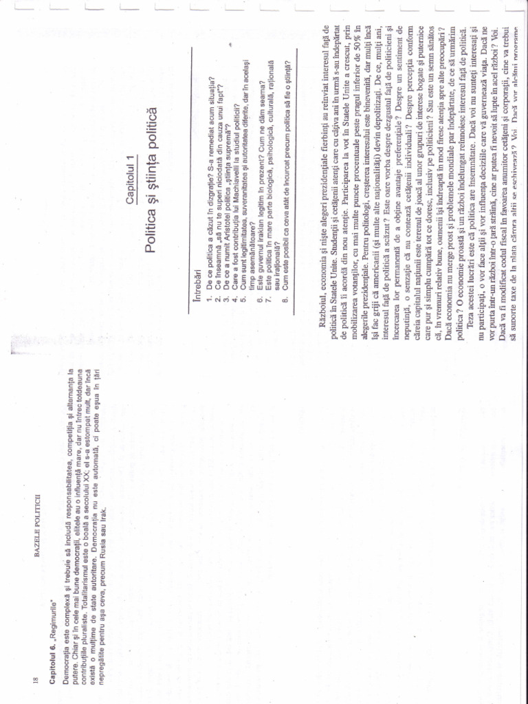 Roskin Cap1 Politica Stiinta Politica | PDF
