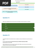 CCNA CyberOps v1.0 Final Exam | PDF | Computer Network | Port (Computer Networking)