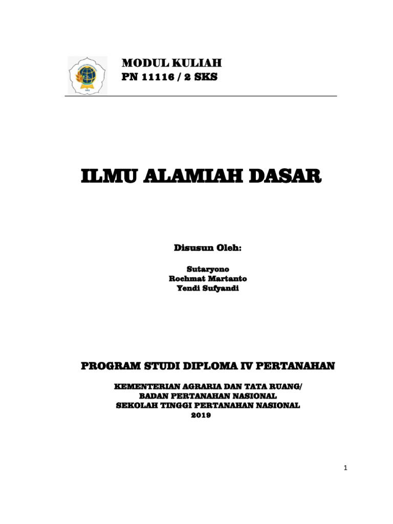 Ilmu Alamiah Dasar | PDF