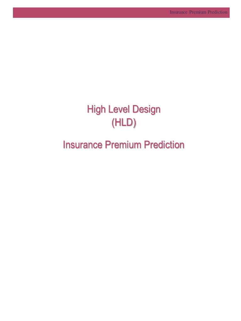 Insurance Premium Prediction | Download Free PDF | Integrated ...
