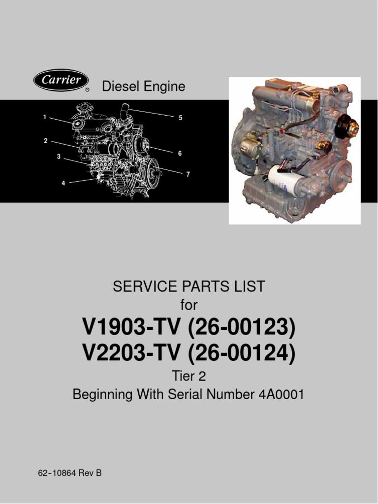 v1903 2203tvengine | PDF | Piston | Valve