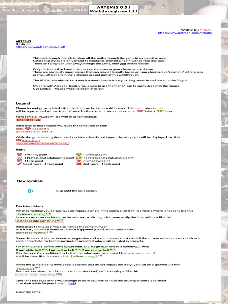 Artemis 0 5 1 Walkthrough Rev 1 3 1 Pdf