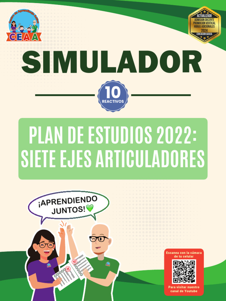 PLAN DE ESTUDIOS 2022 Siete Ejes Articuladores | PDF | Inclusión (Educación) | Maestros