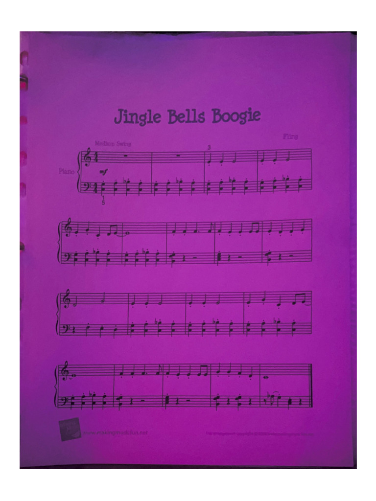 Jingle Bells Boogie | PDF